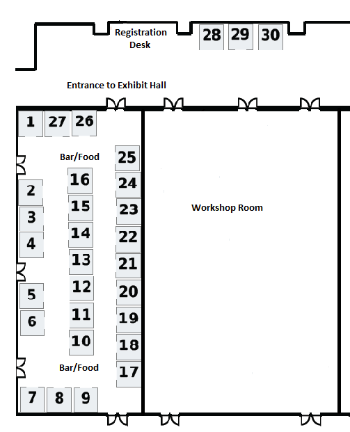 Exhibit Hall Floorplan